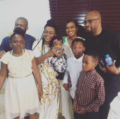 Singer, Lami Philips-Gbadamosi dedicates her daughter in Church (photos)