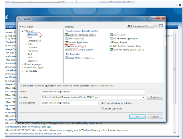 how to create a self hosted window service (Rest): Self hosted windows ...