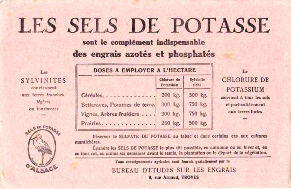 JRF: Potasse à Troyes