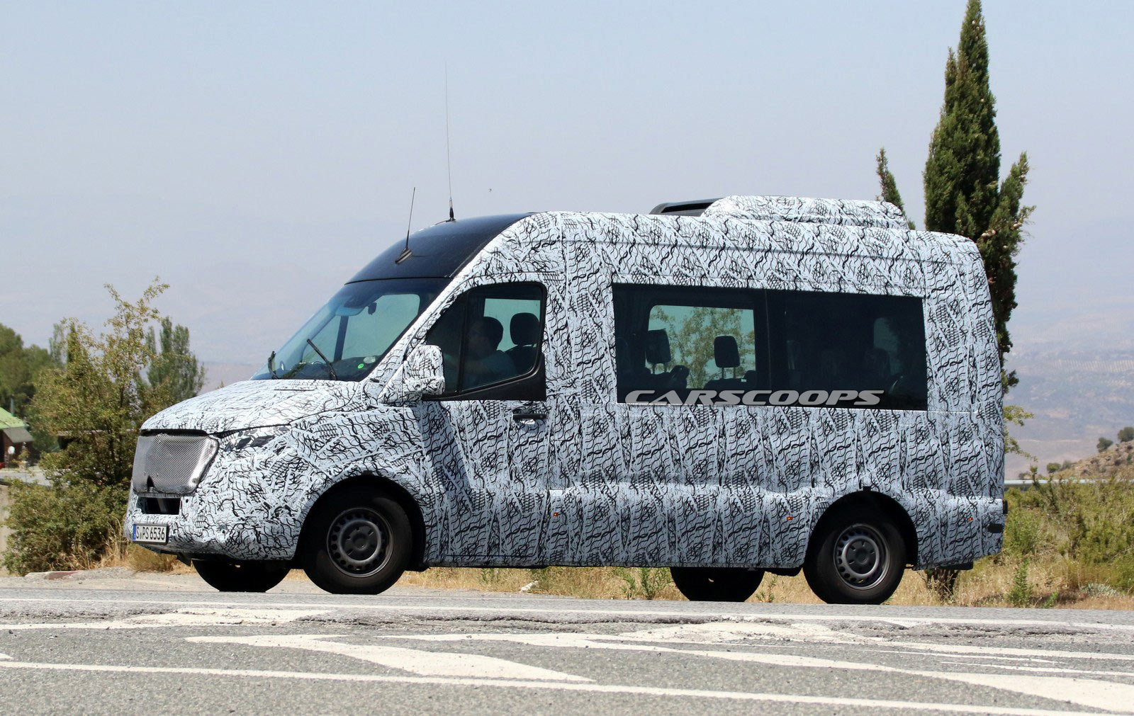 New Mercedes Sprinter Scooped In Spain, Will Be Offered As An EV - car news