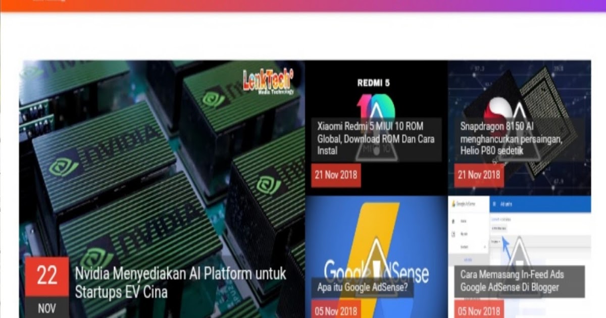 Cara Membuat Post Slider Otomatis Blogger Responsif Terbaru - LENK TECH ...