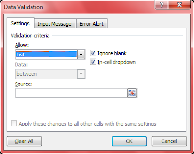 How to add Drop-down list in Excel