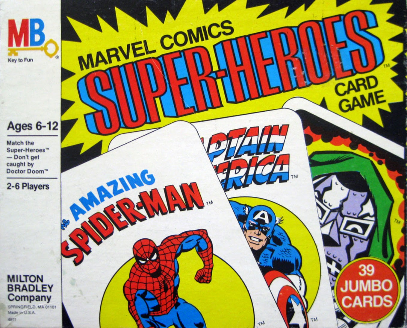 The Dork Review: Rob's Room: Marvel Comics Superheroes Card Game (1978)