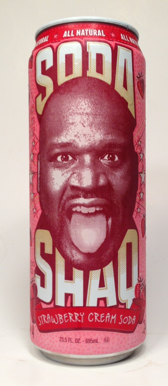 Soda and Candy Blog: Soda Shaq Strawberry Cream Soda