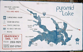 The Erdelyi's are work camping: Short Stay at Pyramid Lake CA.