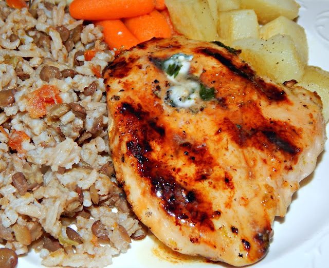 Valerie's Attempt at Pondering: Honey Citrus Grilled Chicken with Basil ...