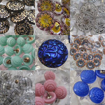 32˙ North Supplies: New to the Shop: Czech Glass Buttons
