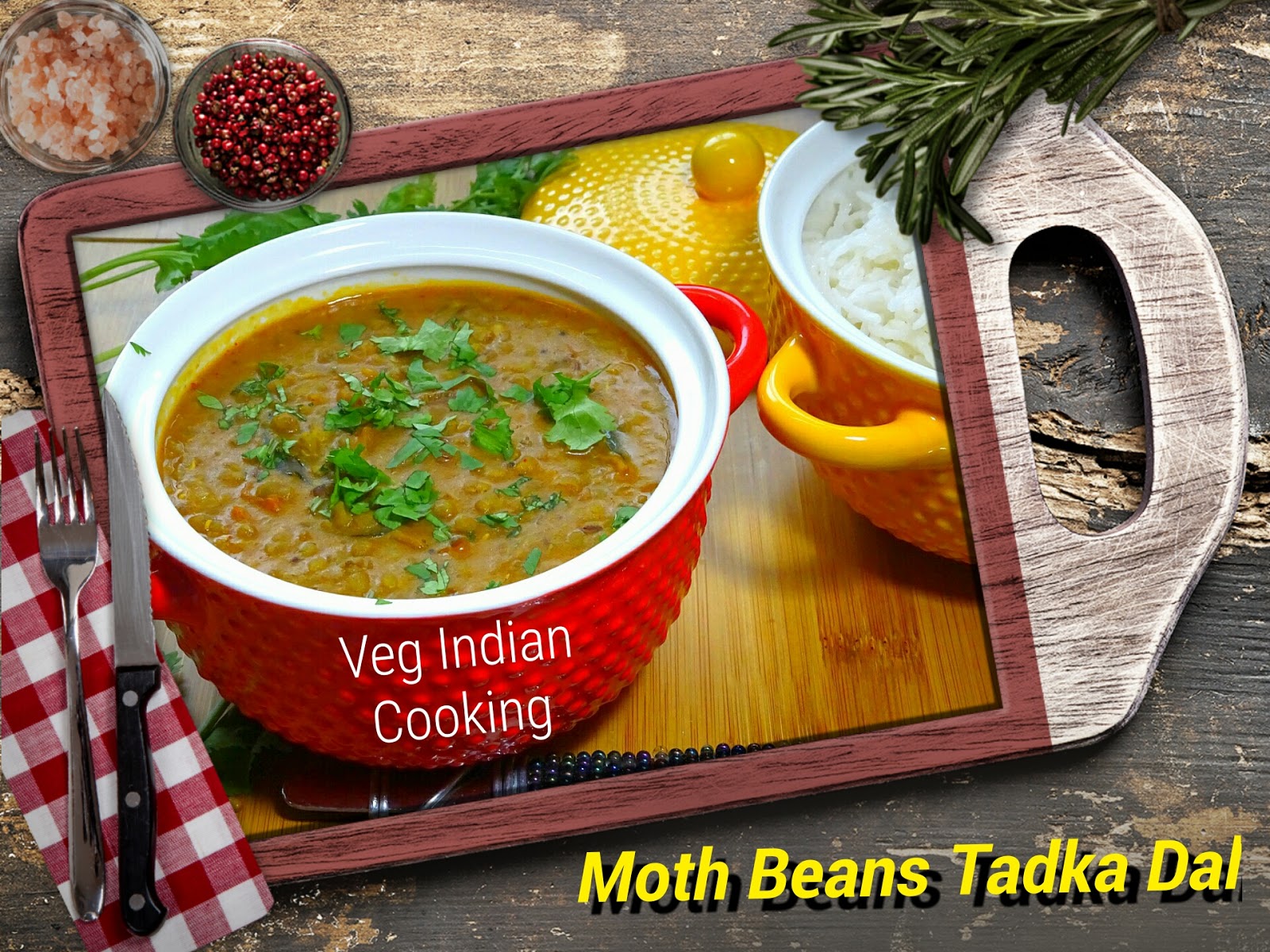 Veg Indian Cooking: Moth Beans Curry