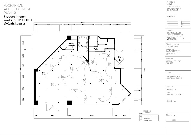 Portfolio: HOTEL LOBBY - #AutoCad #3Dmax