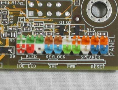 las 100 partes del hardware de la computadora: FRONT PANEL: