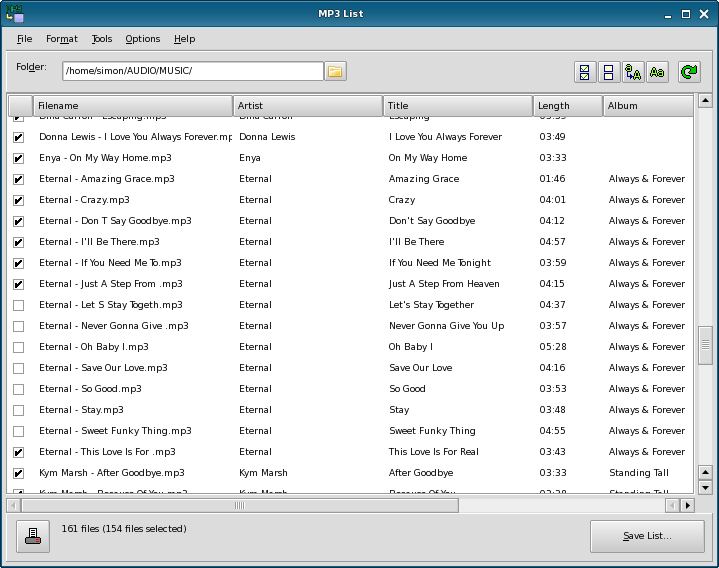 Library Player: MP3 List 3.2