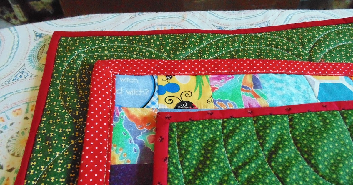 Treadlestitches: Red Red Binding