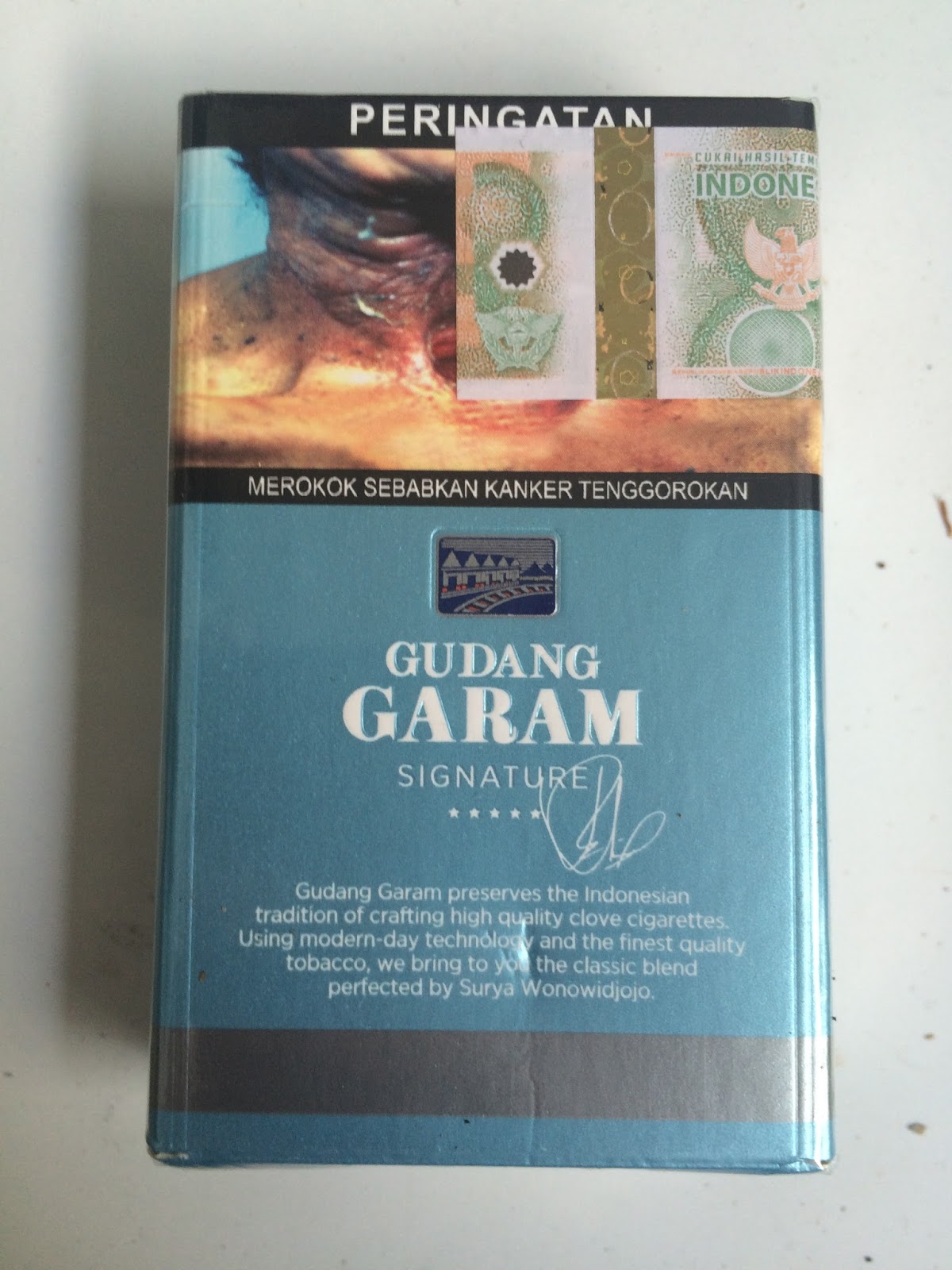Gudang Garam Signature Mild isi 20 Batang, SKM LTLN dengan Ukuran Regular