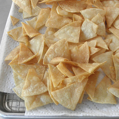 Food Pusher: Tortilla Chips--Fried at Home