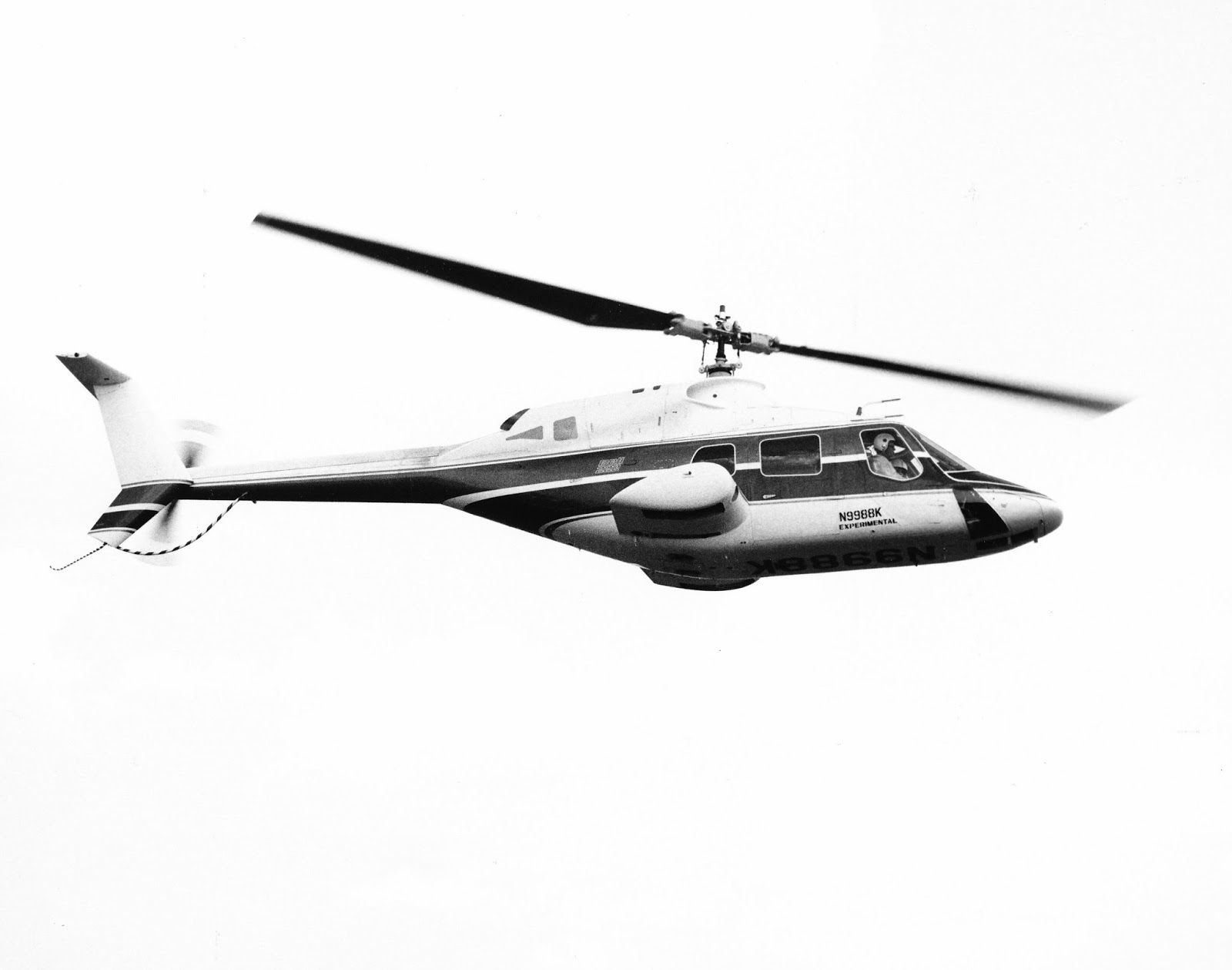 The Bell 222 Helicopter Fan Club: Bell 222 Prototype Test Flight C/N ...