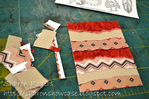 Bombshell Stamps Blog: Fabulous Friday Tutorial -"Using Scraps"