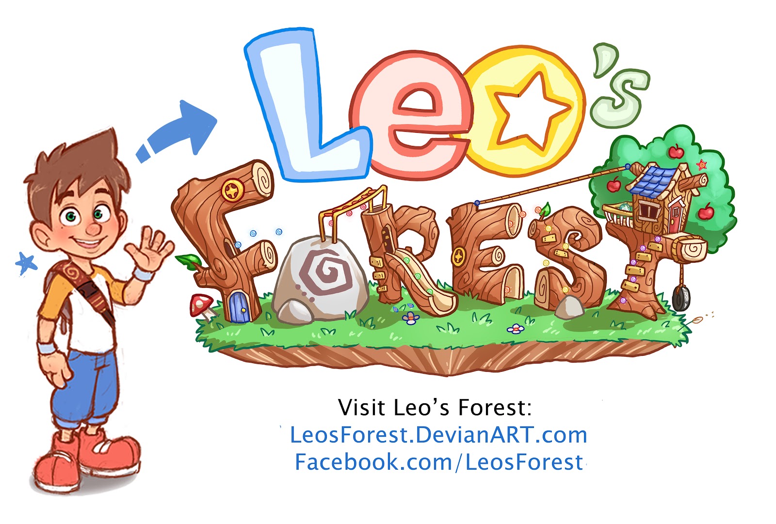 The art of Luigi Lucarelli: Let's go to Leo's Forest!