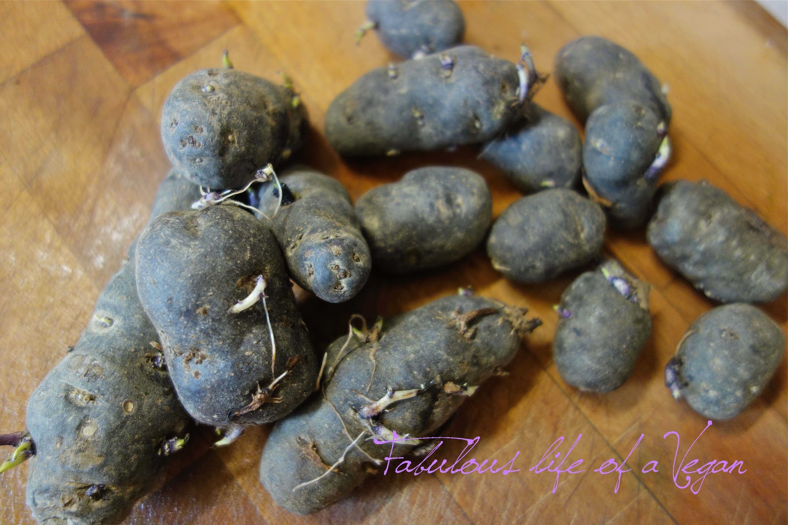 Fabulous life of a Vegan: Gnocchi di patate viola. Purple potatoes ...