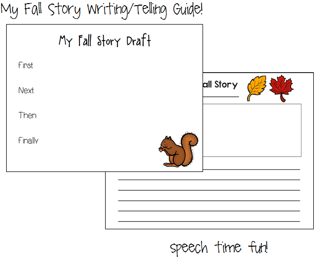 My Fall Storytelling/Writing Guide! (PLUS A WRITING ROUND-UP) - Speech ...