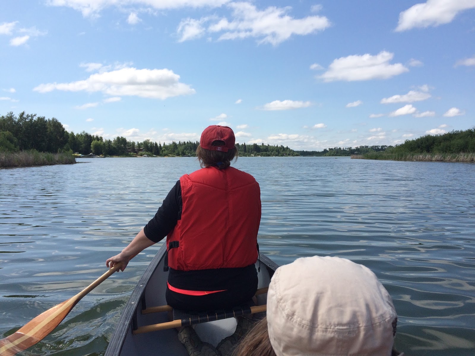 Paddling Near Edmonton, Alberta, Canada: Jackfish Lake
