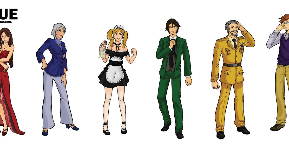 Clue game characters 2015 - remoteglop