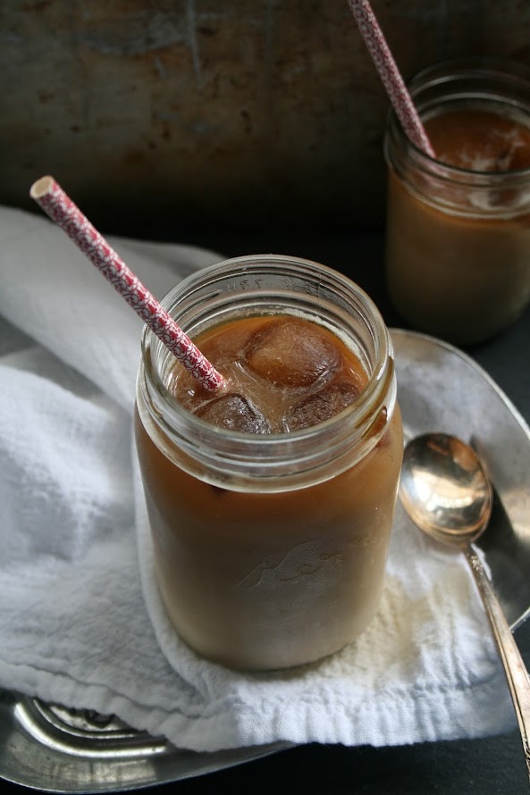 Annie à la Mode: Iced Coffee with Flavored Simple Syrups