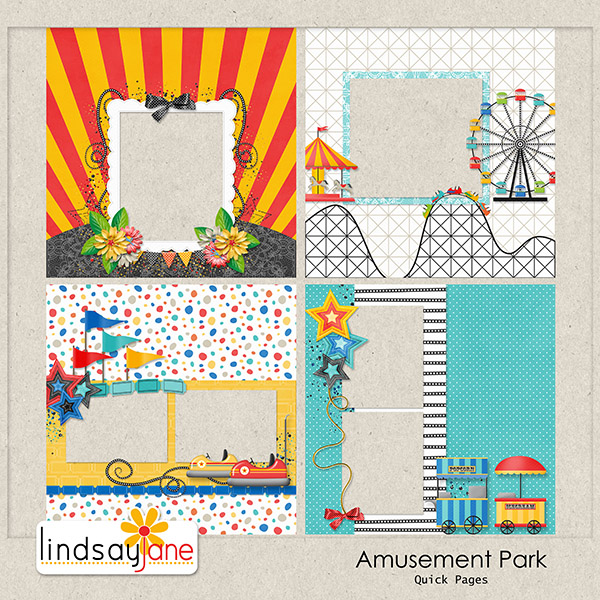 Lindsay Jane Designs: Amusement Park and Page Borders 20