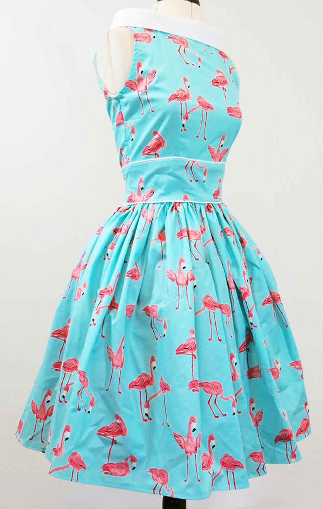 Alexandra King - Vintage Inspired Clothing. : Pink Flamingos Dress