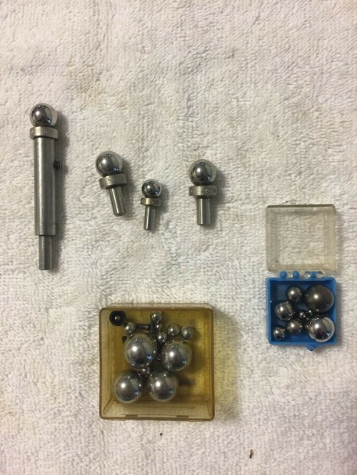 LOT OF TOOLING BALLS MACHINIST