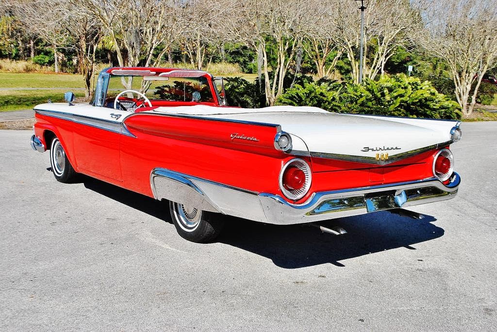 All American Classic Cars: 1959 Ford Galaxie Sunliner 2-Door Convertible