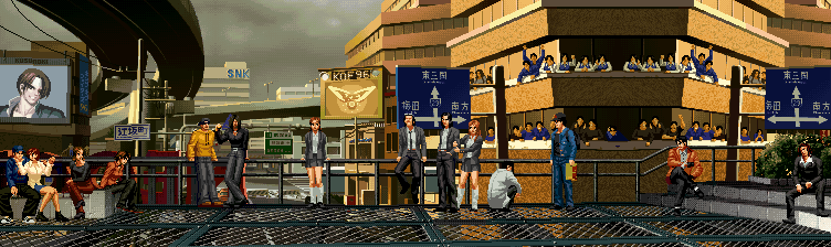 King Of Fighters [UK]: KOF-i - Esaka Stage - Then And Now