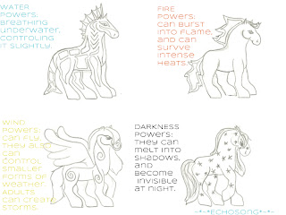 Addi's Epic Blog: Element Horses