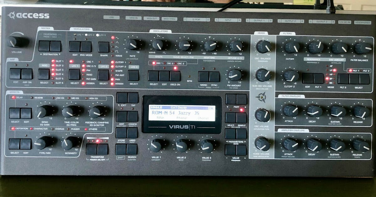 MATRIXSYNTH: Access Virus Ti2 Desktop Synthesizer