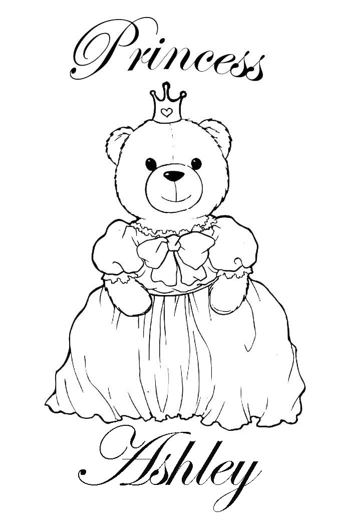PRINCESS COLORING PAGES