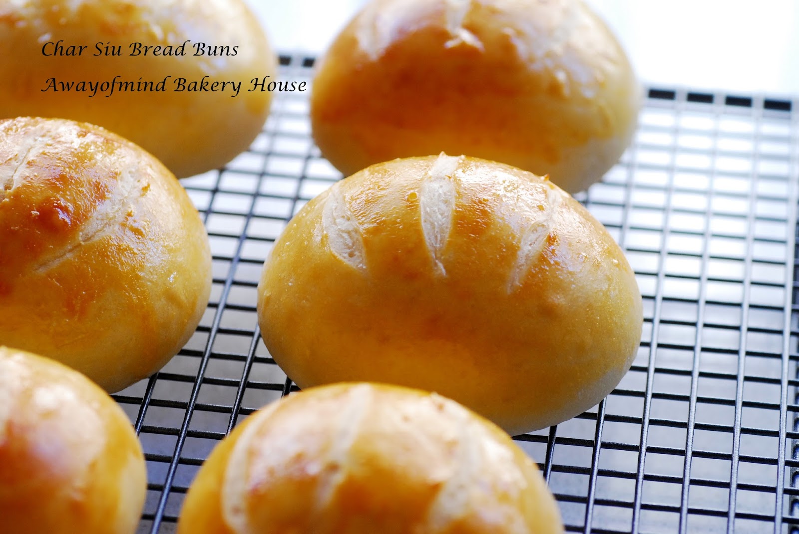 Awayofmind Bakery House: Char Siu Bread Buns 叉烧面包 (Chinese BBQ Pork ...