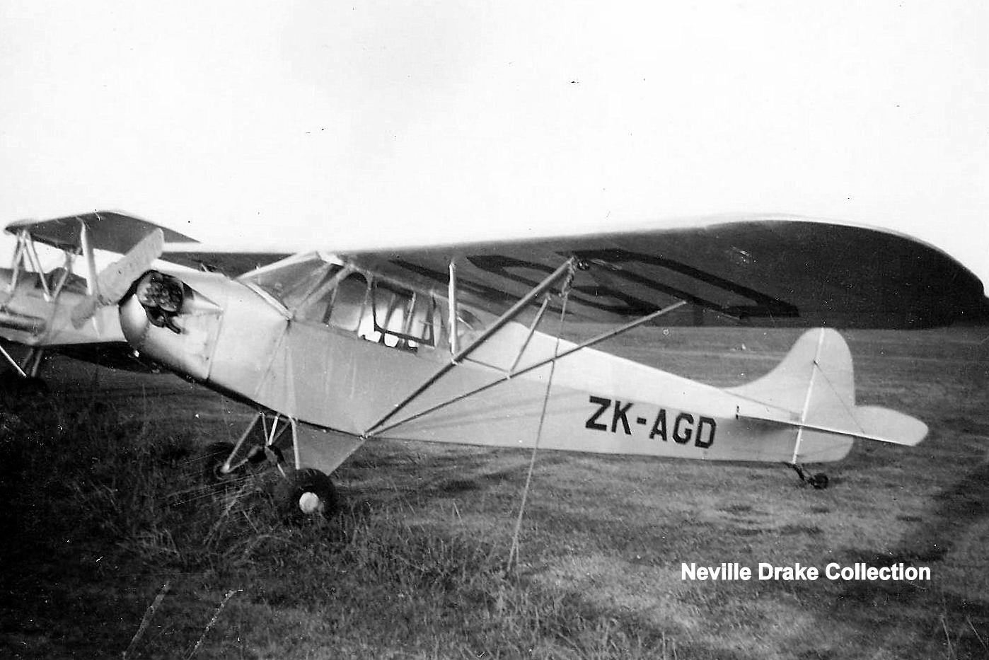 NZ Civil Aircraft: Taylor J2 Cub ZK-AGD Restoration at Hastings 20-2-2016