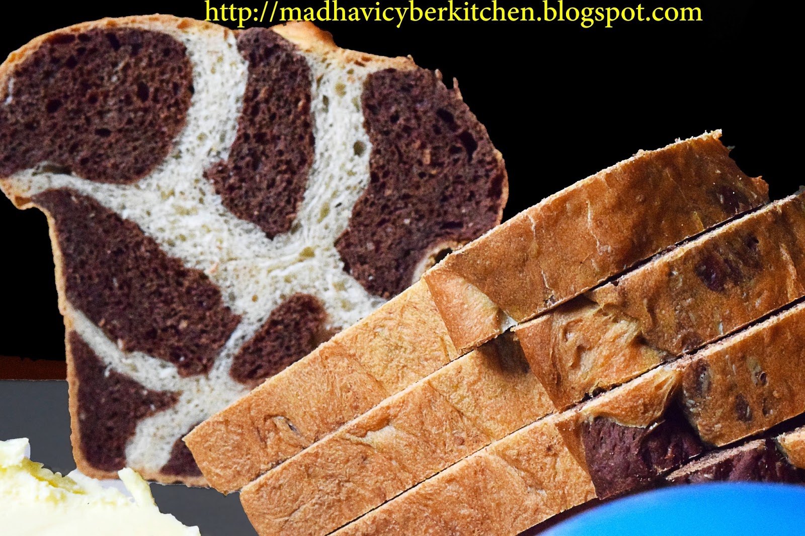 Madhavi's Cyber Kitchen: Giraffe Patch Bread