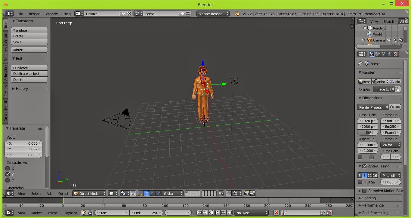 3D advertising design using 3D blender (PARK AVENUE) ,desain iklan 3 ...