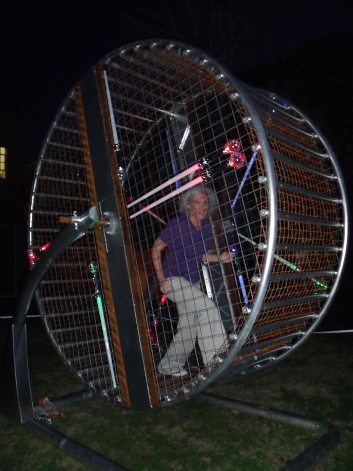 Finding My Glasses: Human Hamster Wheel