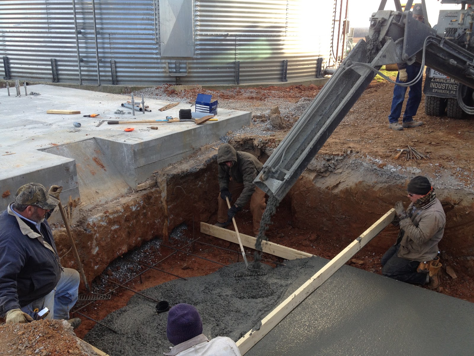 Jepson Family Farm: Grain System Construction Project