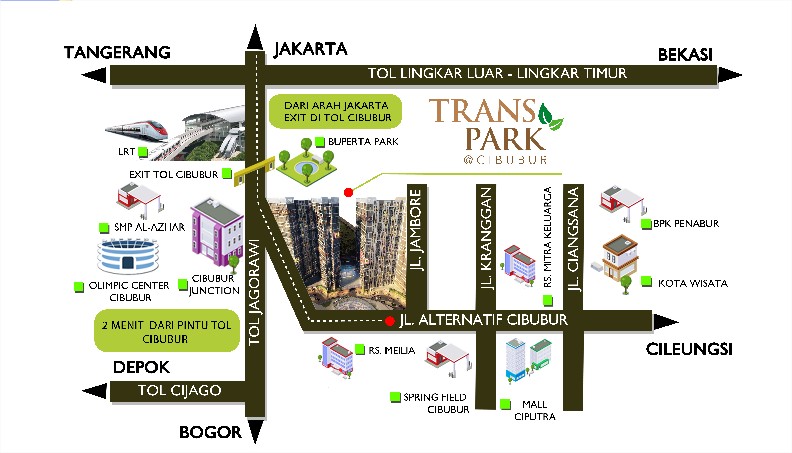 Trans Park Cibubur Apartemen 380 Juta-an | Properti Baru - Informasi ...