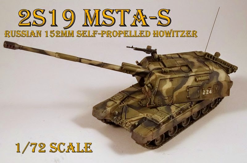 Gulumik Military Models: 2S19 MSTA-S 1/72 repainted/rebuilt diecast ...