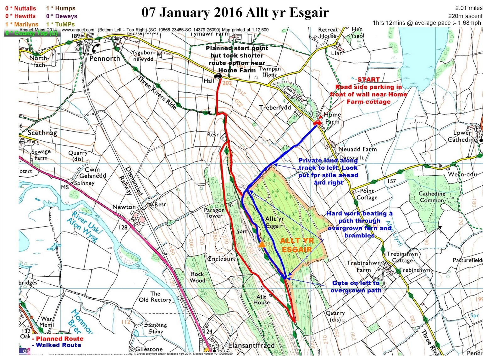 Peak Bagging and Long Distance Walking in the UK and Spain: Allt yr ...