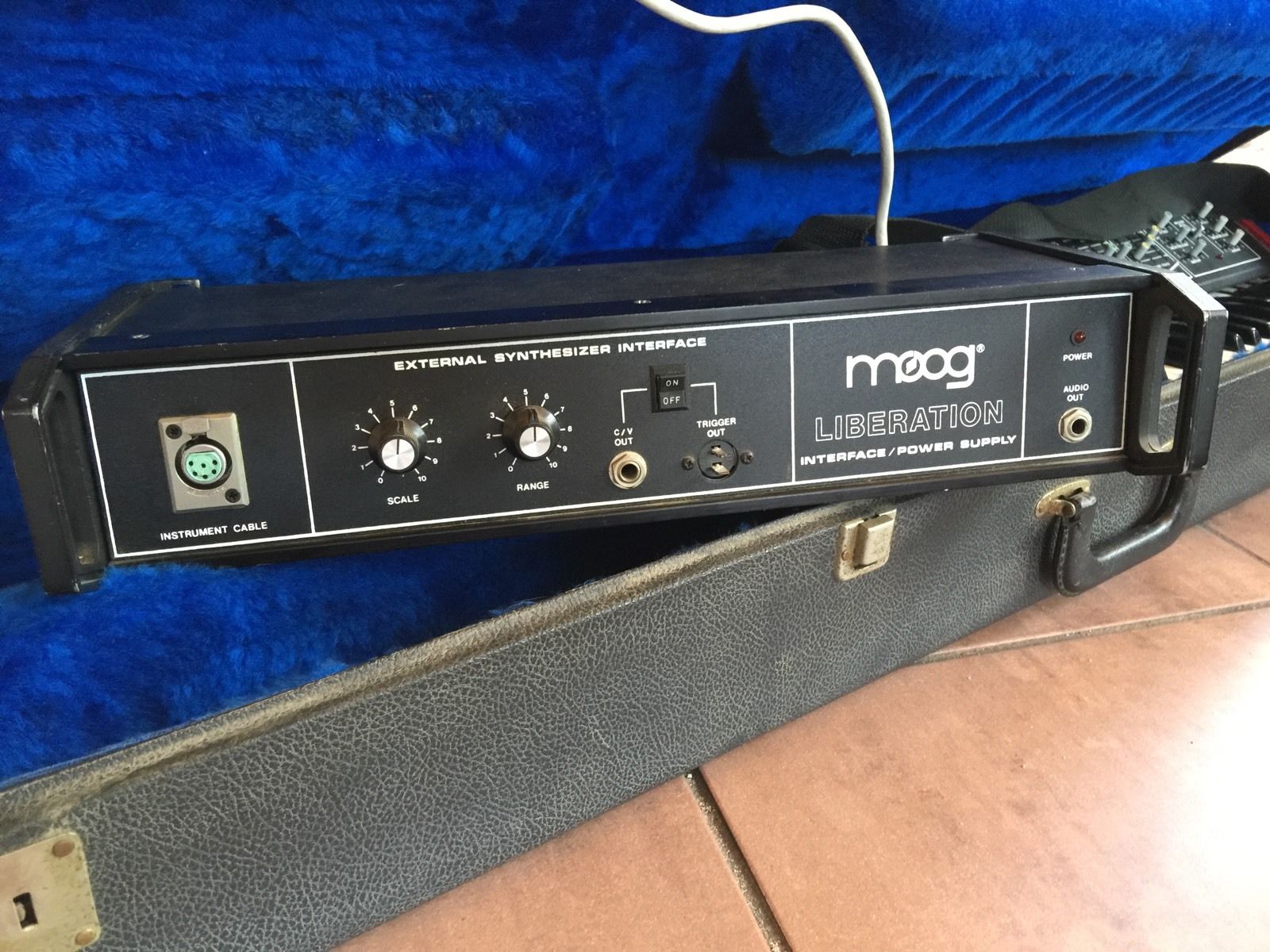 MATRIXSYNTH: Rare Red Moog Liberation Keytar SN 3240