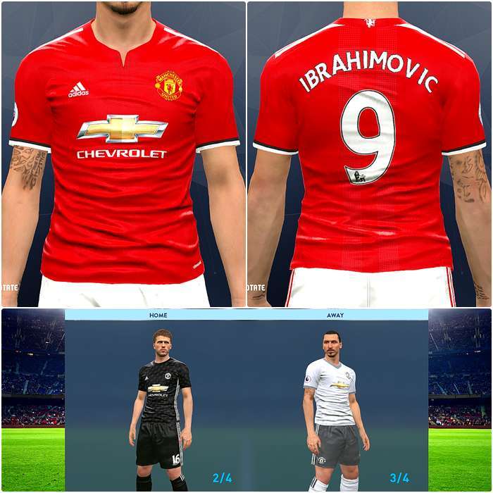 Manchester United 2018 Pes Kits