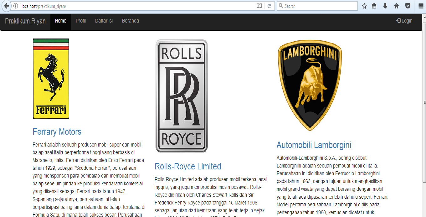 Teknik Informatika: Tutorial Membuat Website sederhana