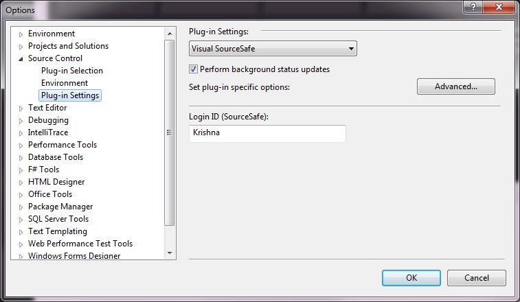 Using VSS 2005 with Visual Studio 2012 - Mister Phong Tran