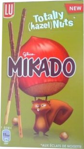 Diets and Calories: Mikado Chocolate Sticks
