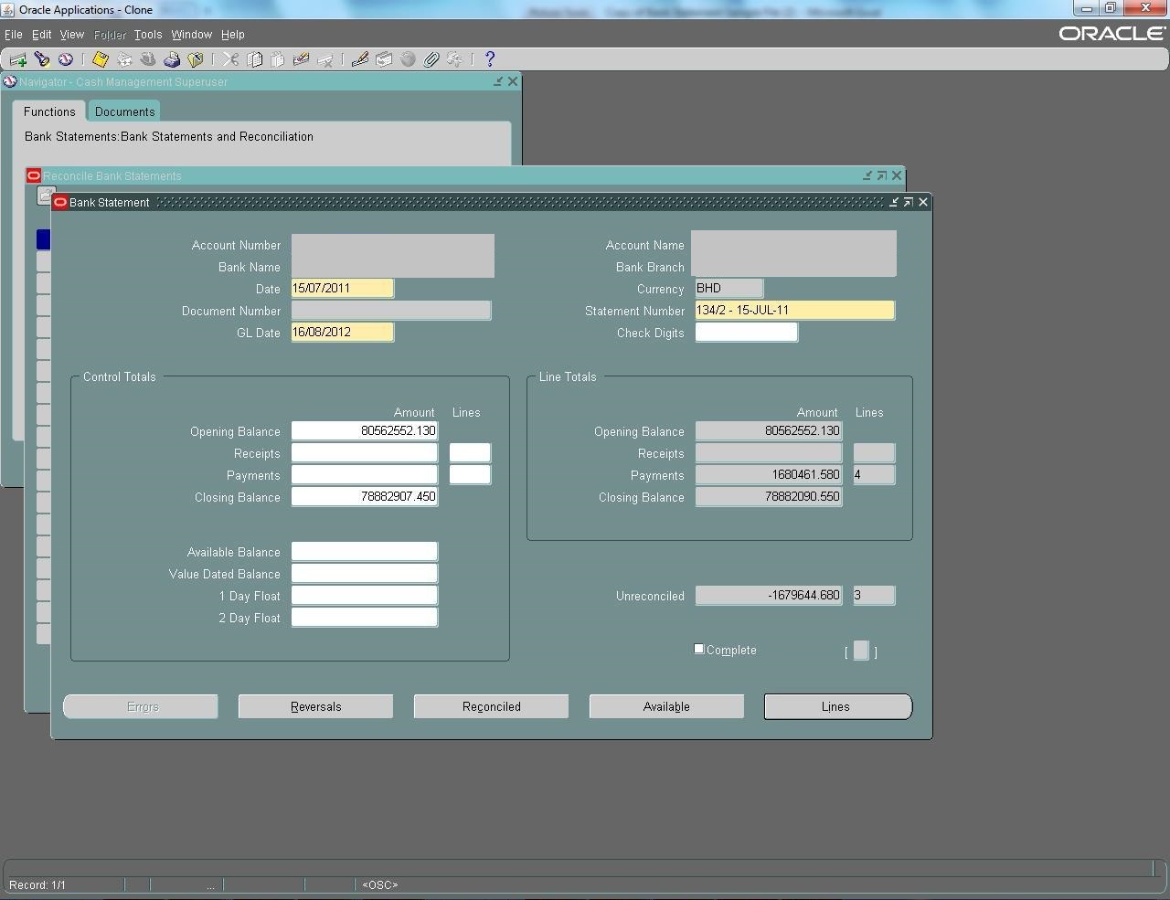 Santoshkumaraddar's Oracle Financial Blog: SWIFT940 Bank Statement ...