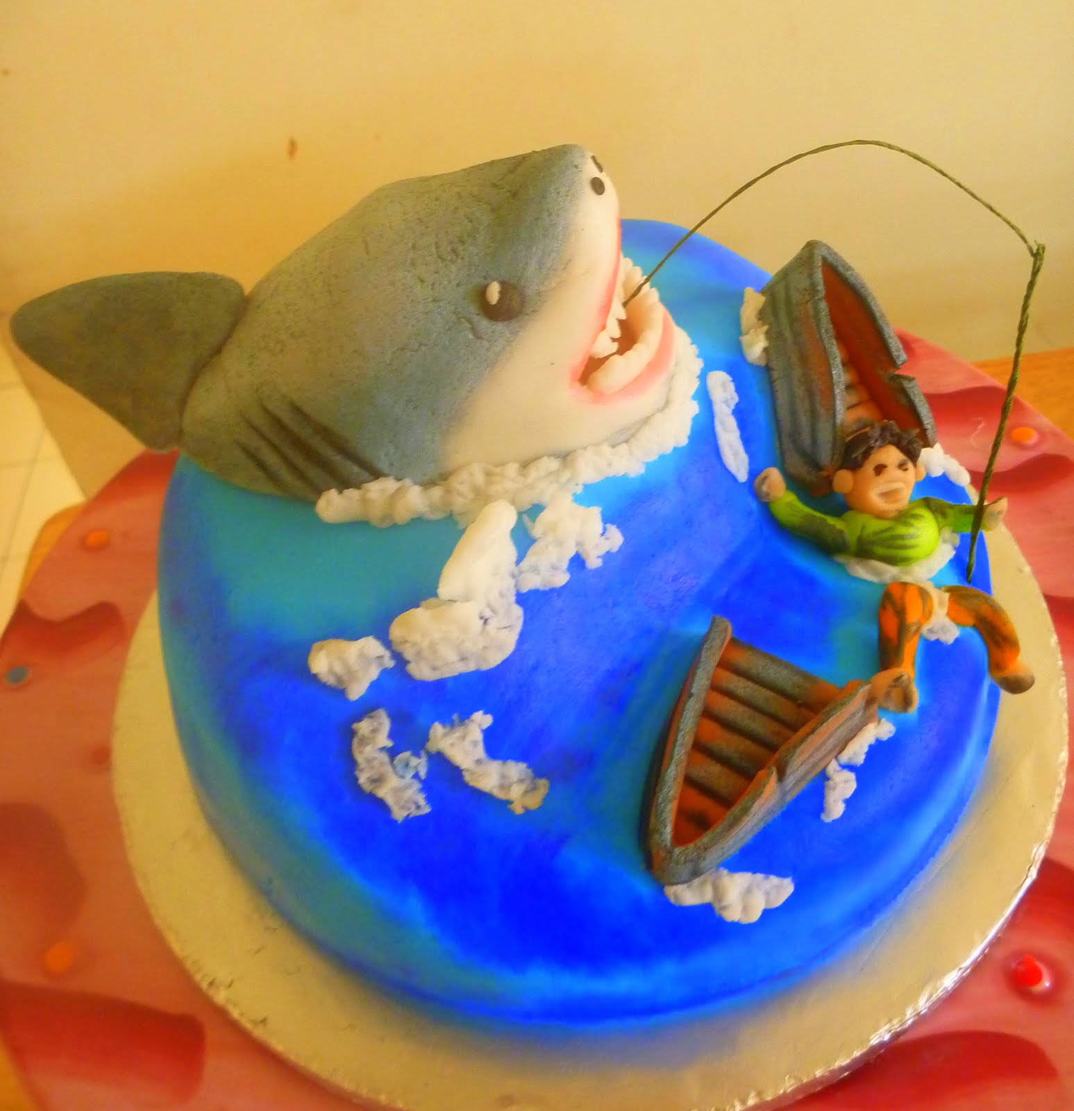 Kek Hari Jadi Mancing Ikan